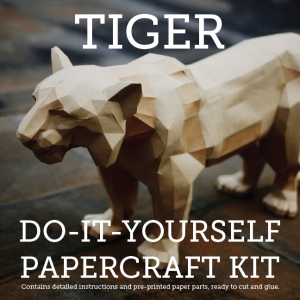 Large Tiger paperkit – Studio Lise Lefebvre